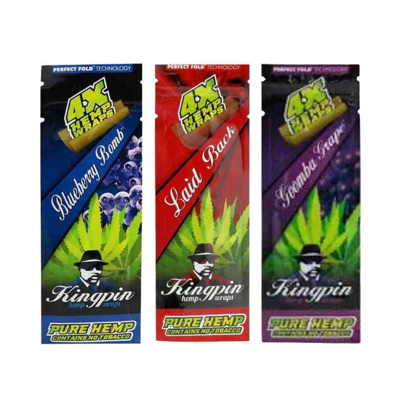 Full Box - Kingpin Hemp Wraps – greenmart.com.au